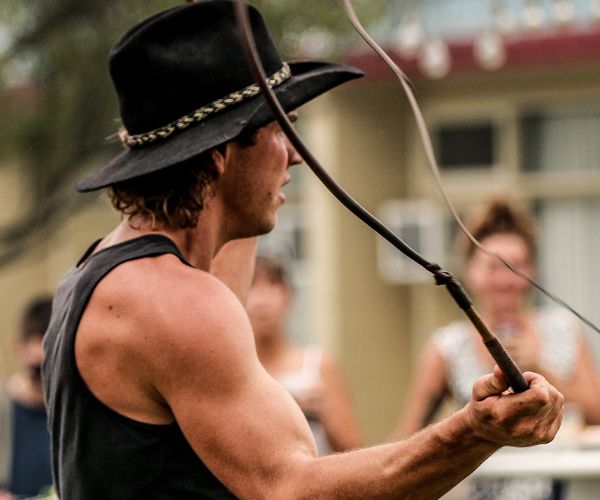 Meet Australia's famous whip cracker, Nathan Griggs