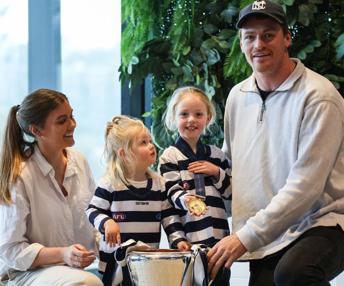 AFL star Gary Rohan is having a baby with new wife Madi
