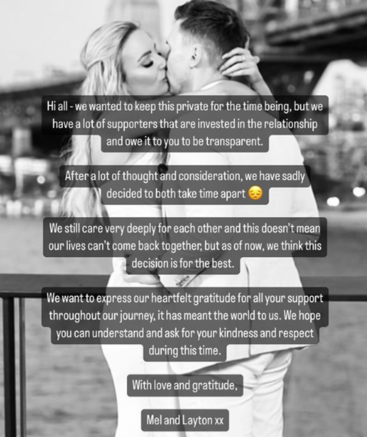 Married At First Sight Australia Melinda and Layton split